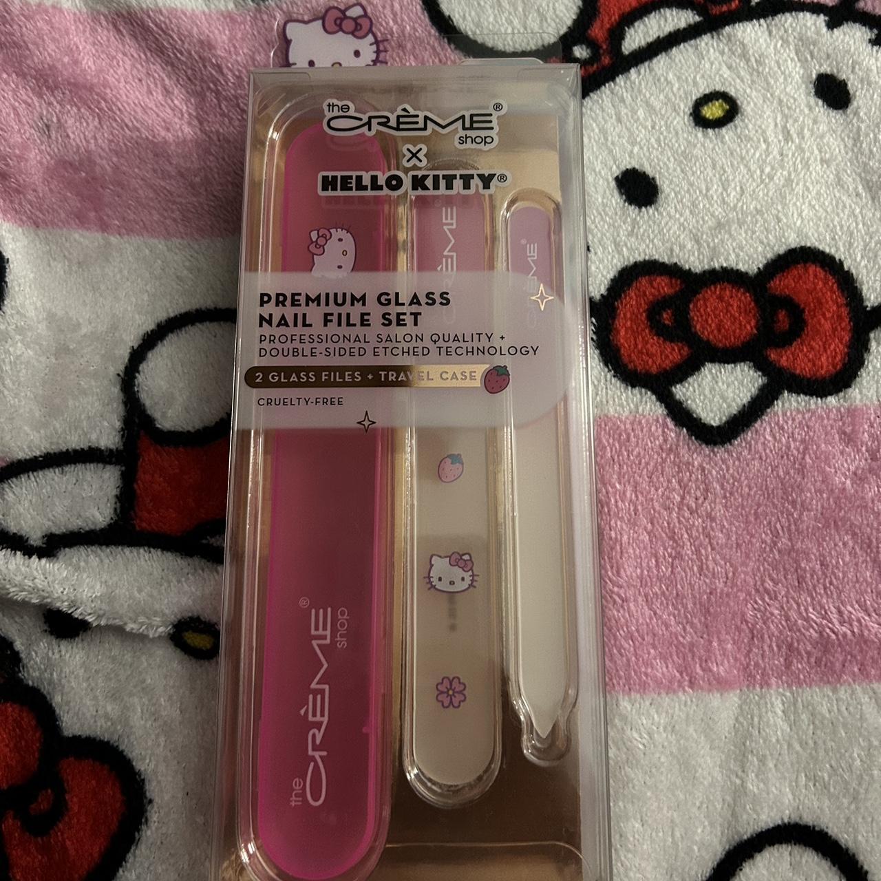 hello kitty glass nail file set brand new :) 🎀 NO... - Depop