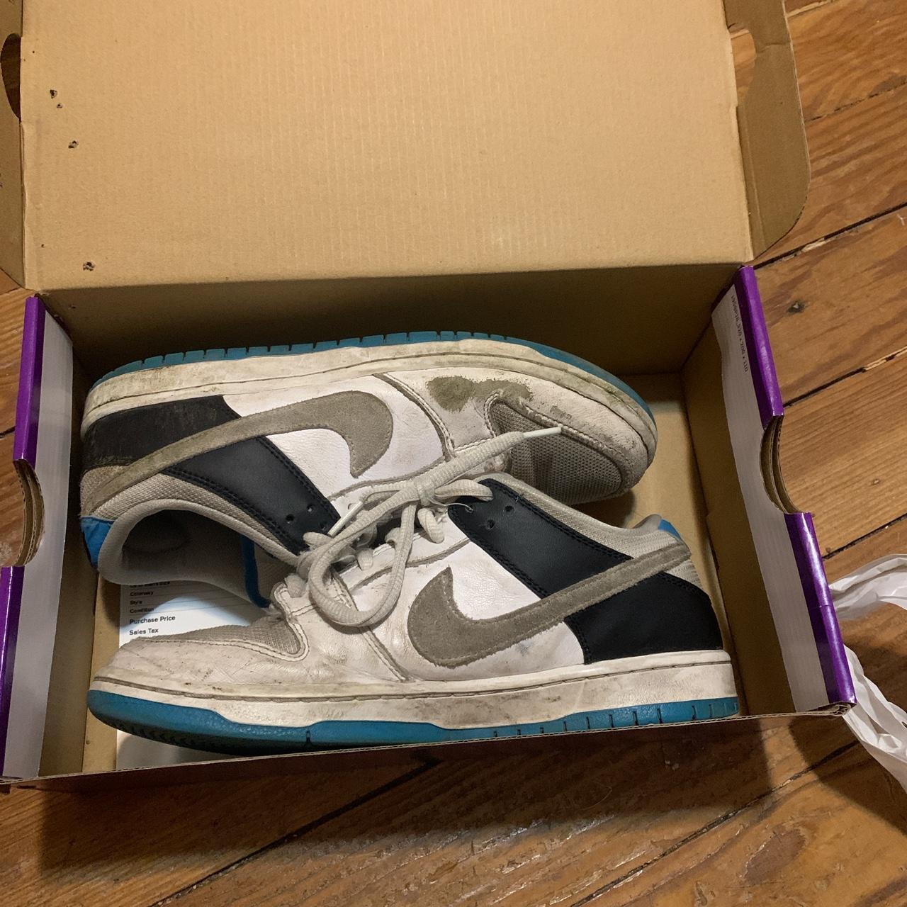 Nike laser blue sb dunks Pretty beat up skated down... - Depop