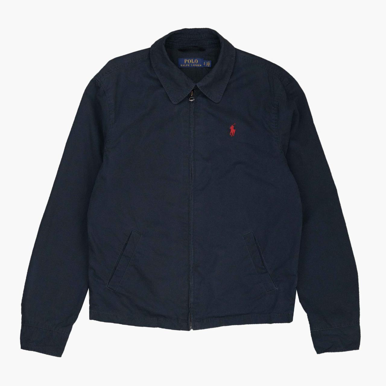 Polo Ralph Lauren Men's Navy and Blue Jacket | Depop