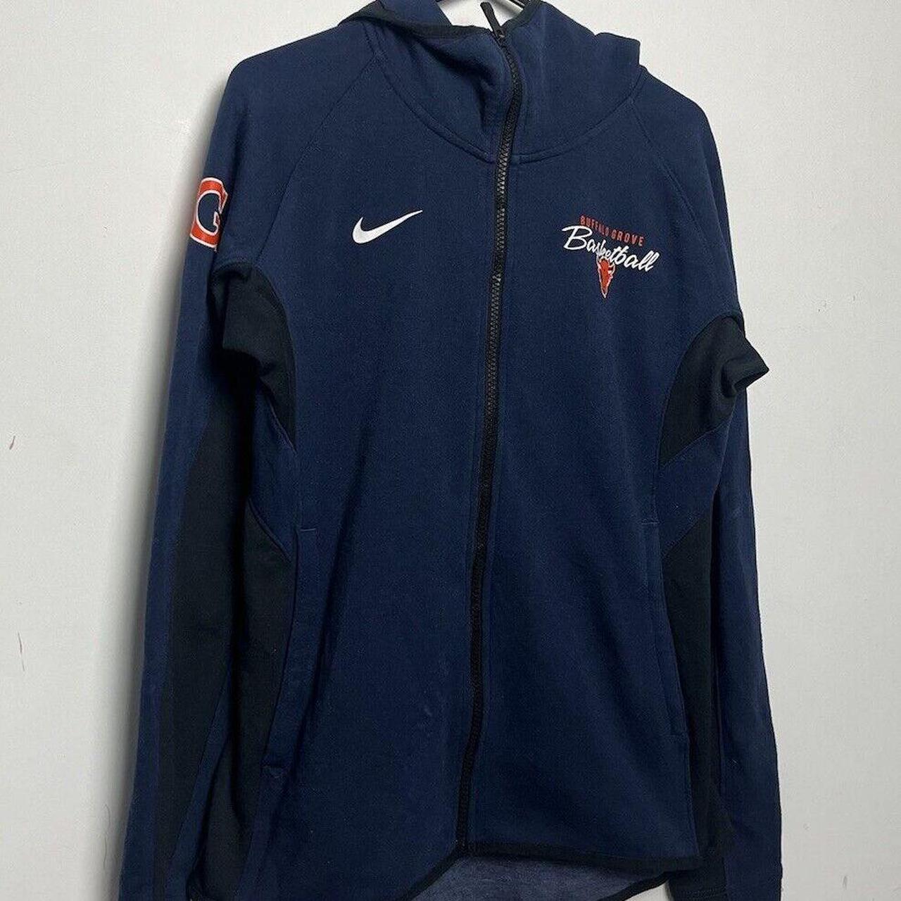 Men's NIKE Dri-Fit Navy Blue Zip Up Hoodie Size... | Depop