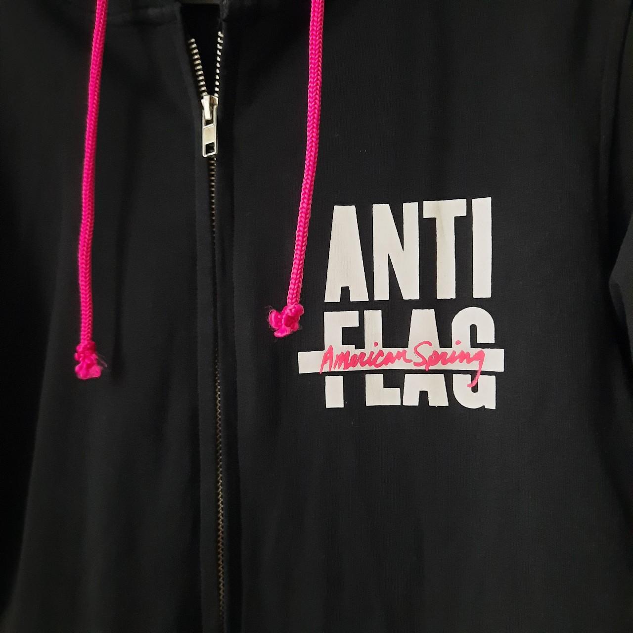 Anti-Flag American Spring Hoodie from 2015 Rare and... - Depop