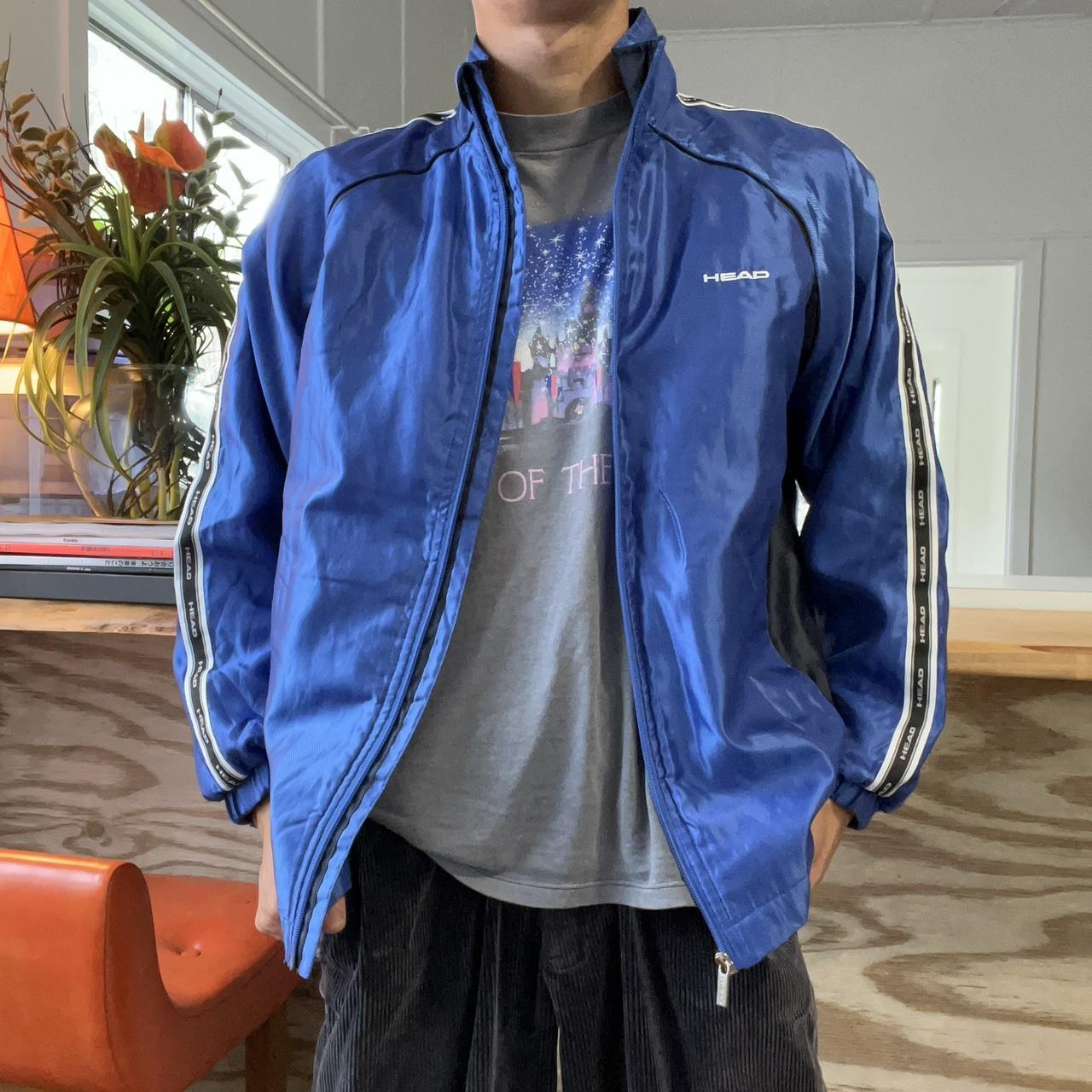 HEAD vintage jacket -cropped waist & baggy chest... - Depop