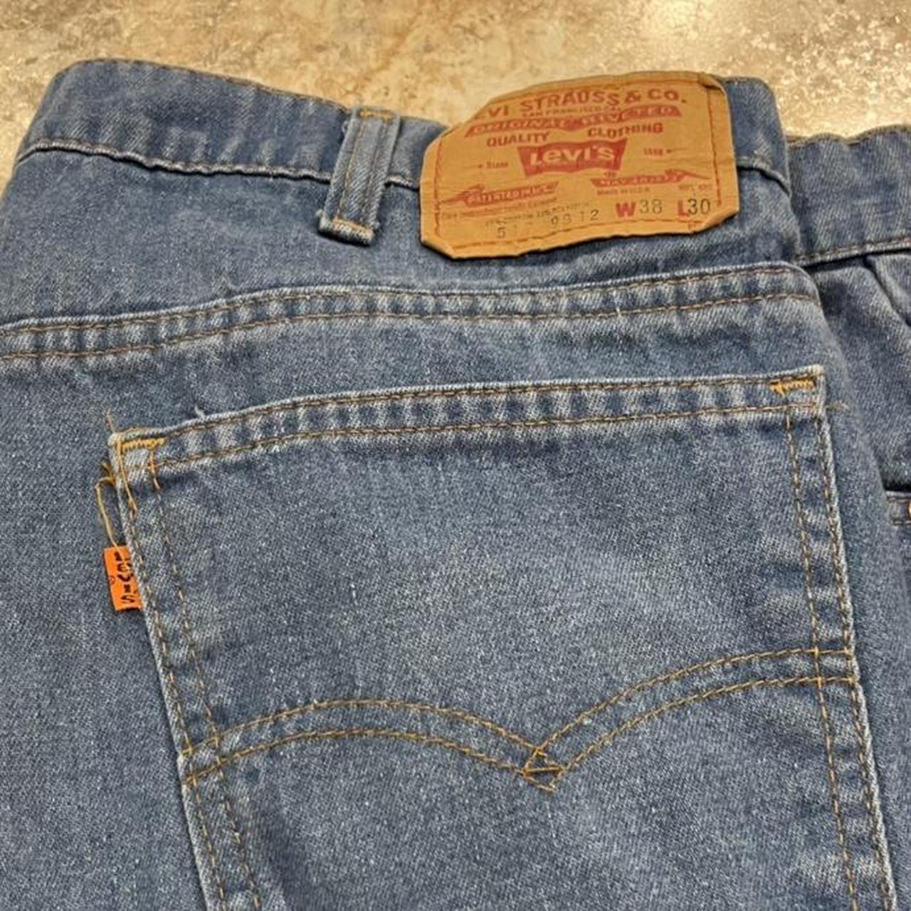 Vintage Levi’s 517 orange tab Waist 38 length... - Depop