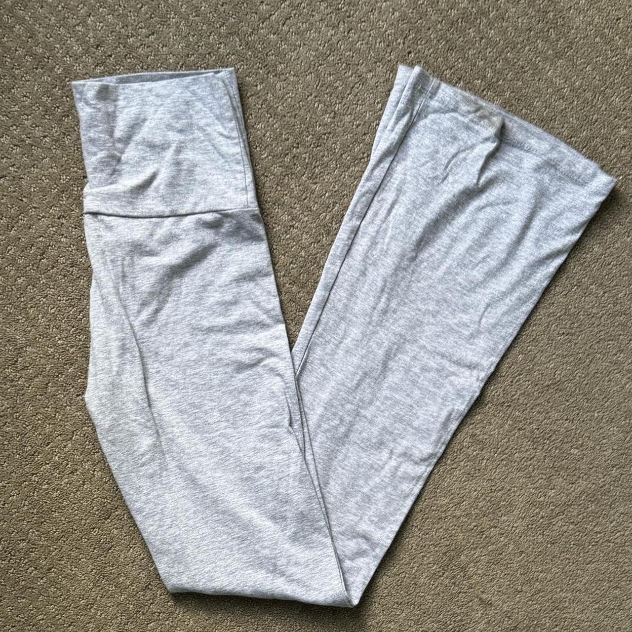 Light grey flared leggings - Just like skims but... - Depop