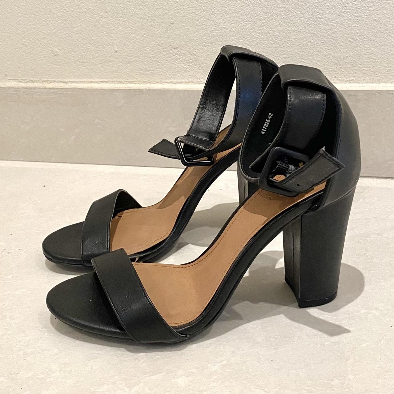 Rubi Black Block Heels (size EU38) Only worn once -... | Depop