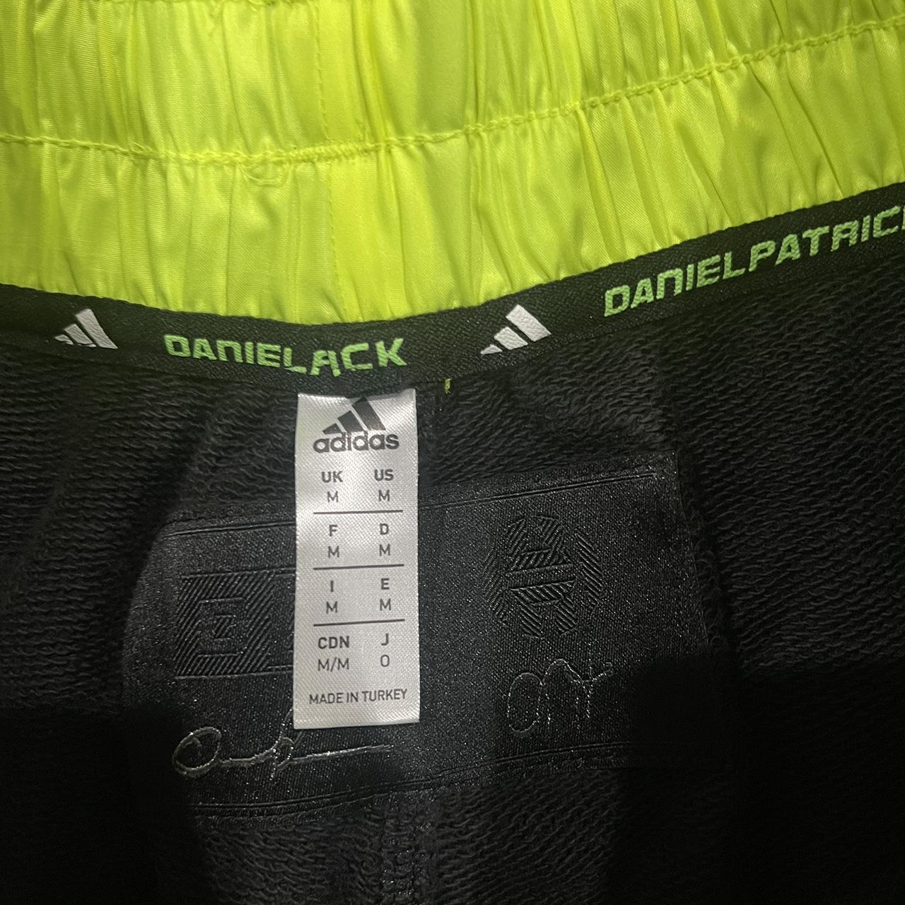 Adidas Men's Black and Green Shorts | Depop