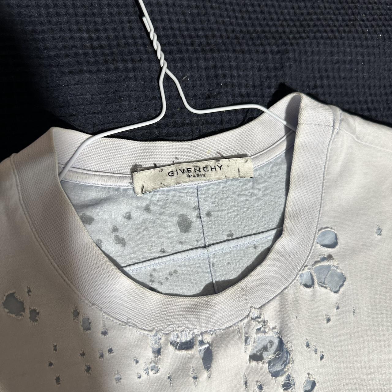 Givenchy distressed T shirt Decent condition Xxs... - Depop
