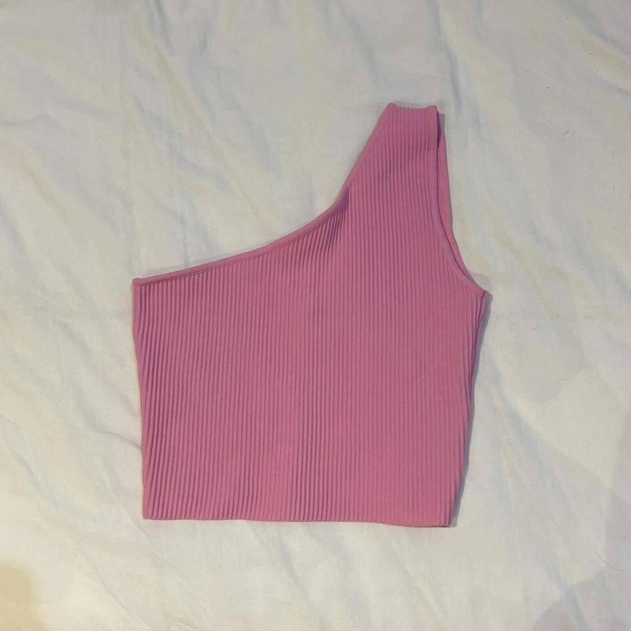 glassons one shoulder top size xs worn once - Depop