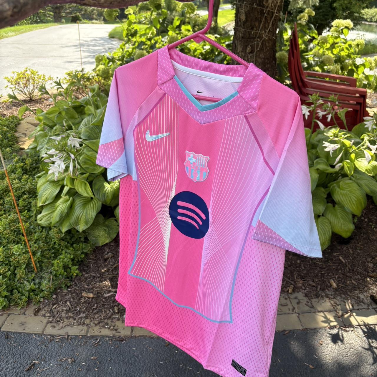 NEW Barca 25/26 special edition pink jersey... | Depop