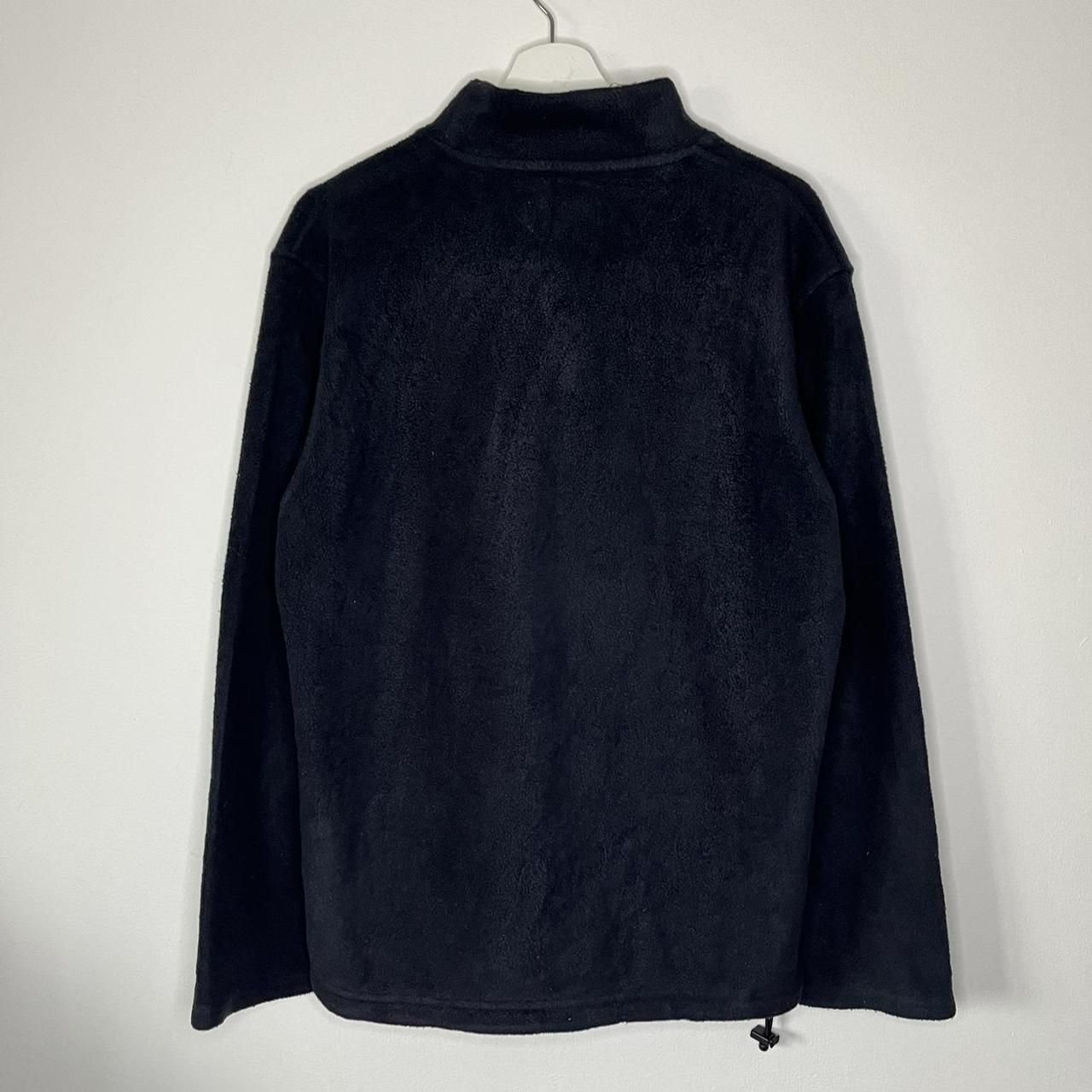 YSL black fleece 90s jumper ⚫️ Vintage Yves Saint... - Depop