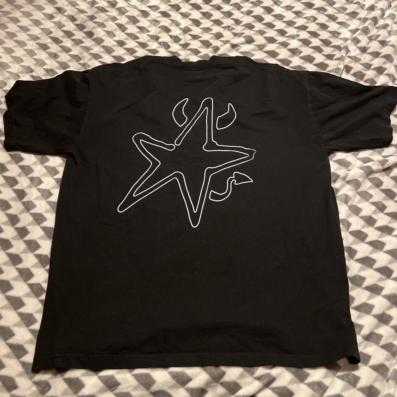 Synical global demon star tee Size:XL #Y2k... - Depop