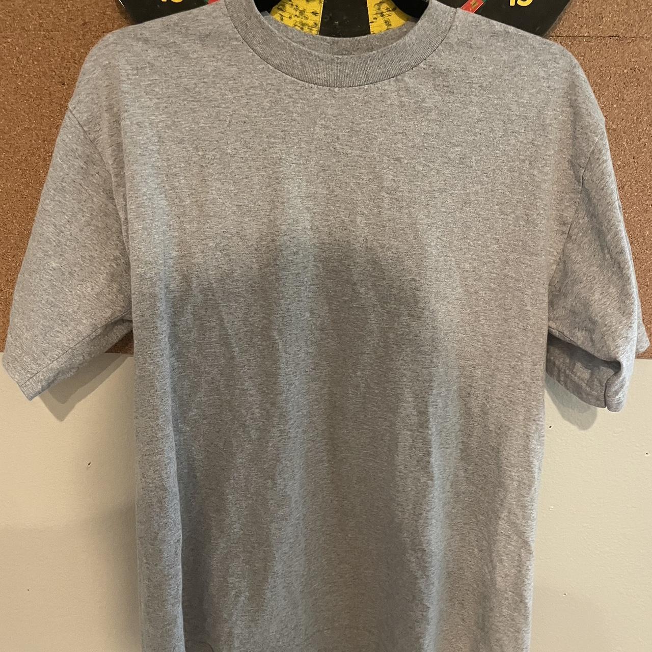 Plain grey pro club T shirt - Depop