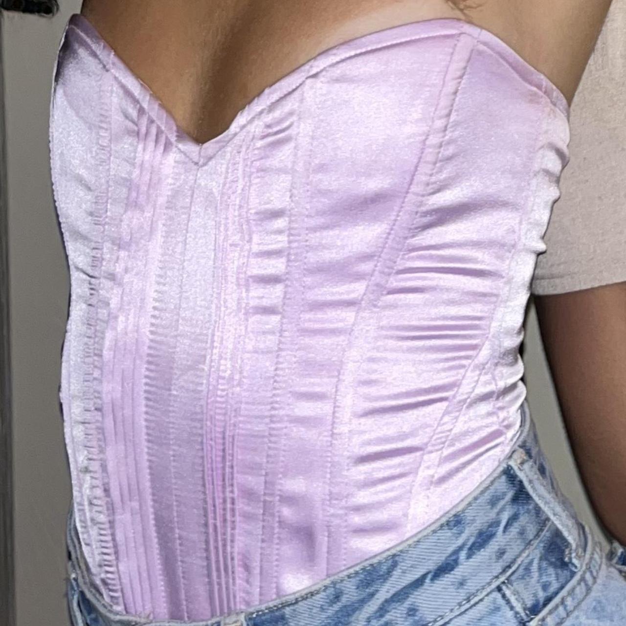 ASOS Women's Purple Crop-top | Depop