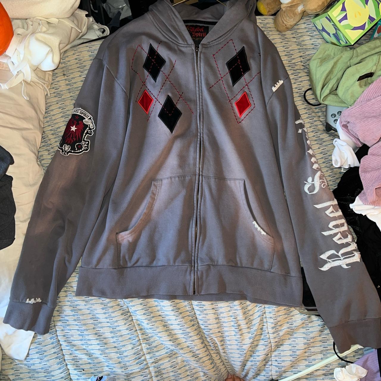 Rebel spirit jacket -size XL - flaws in first 2... - Depop