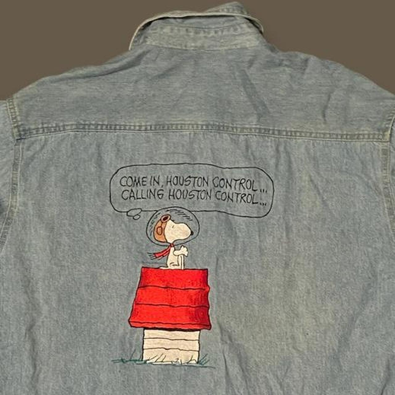 Vintage Too Cool Snoopy Denim Jacket #vintage... - Depop