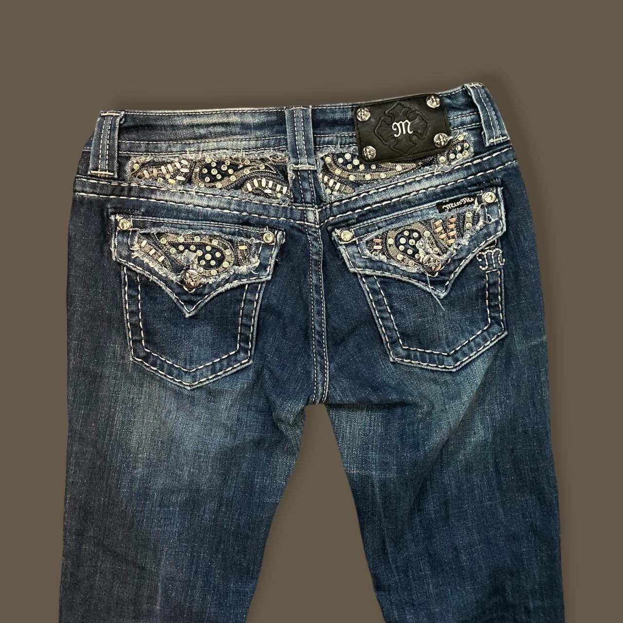 Miss Me Jeans Low Rise Skinny Woman's 29 Designed... - Depop