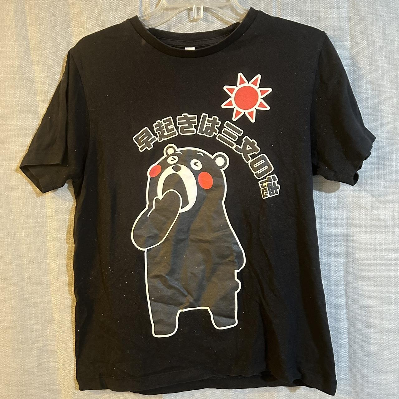 real kumamon shirt kumamoto japan size m #kumamon - Depop