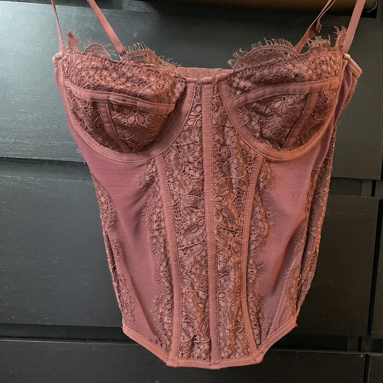 Urban Outfitters Corset Top Size L Worn Depop