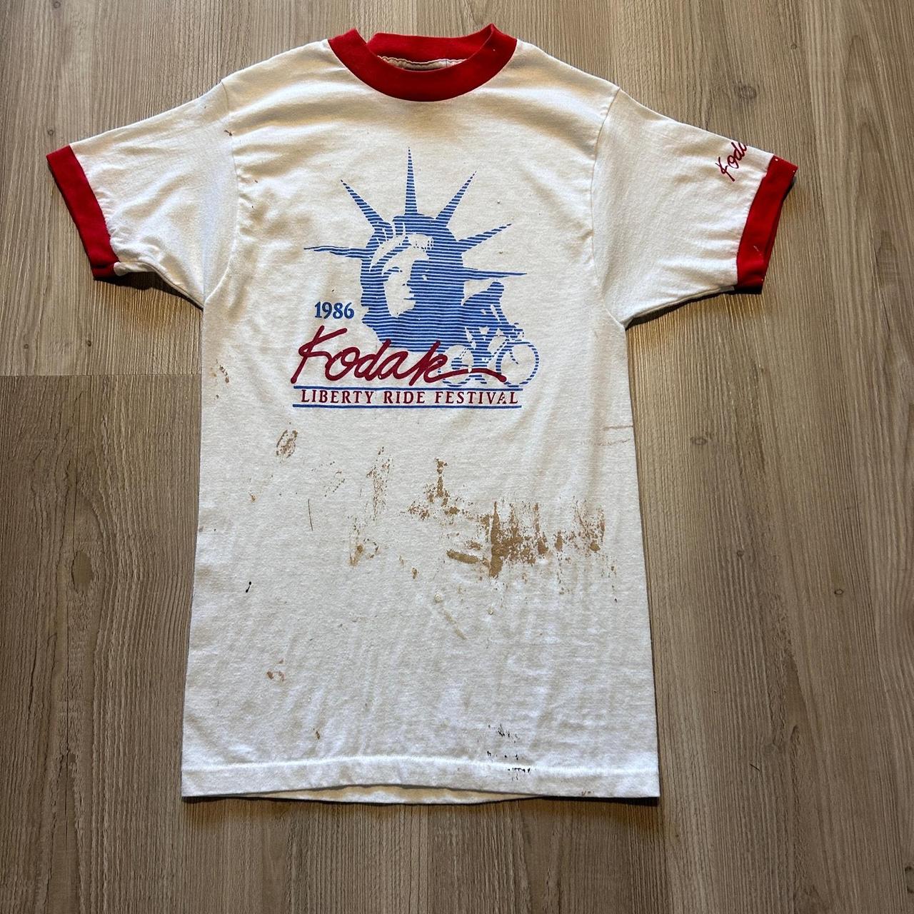 Vintage 1986 Kodak Liberty Ride Festival New York... | Depop