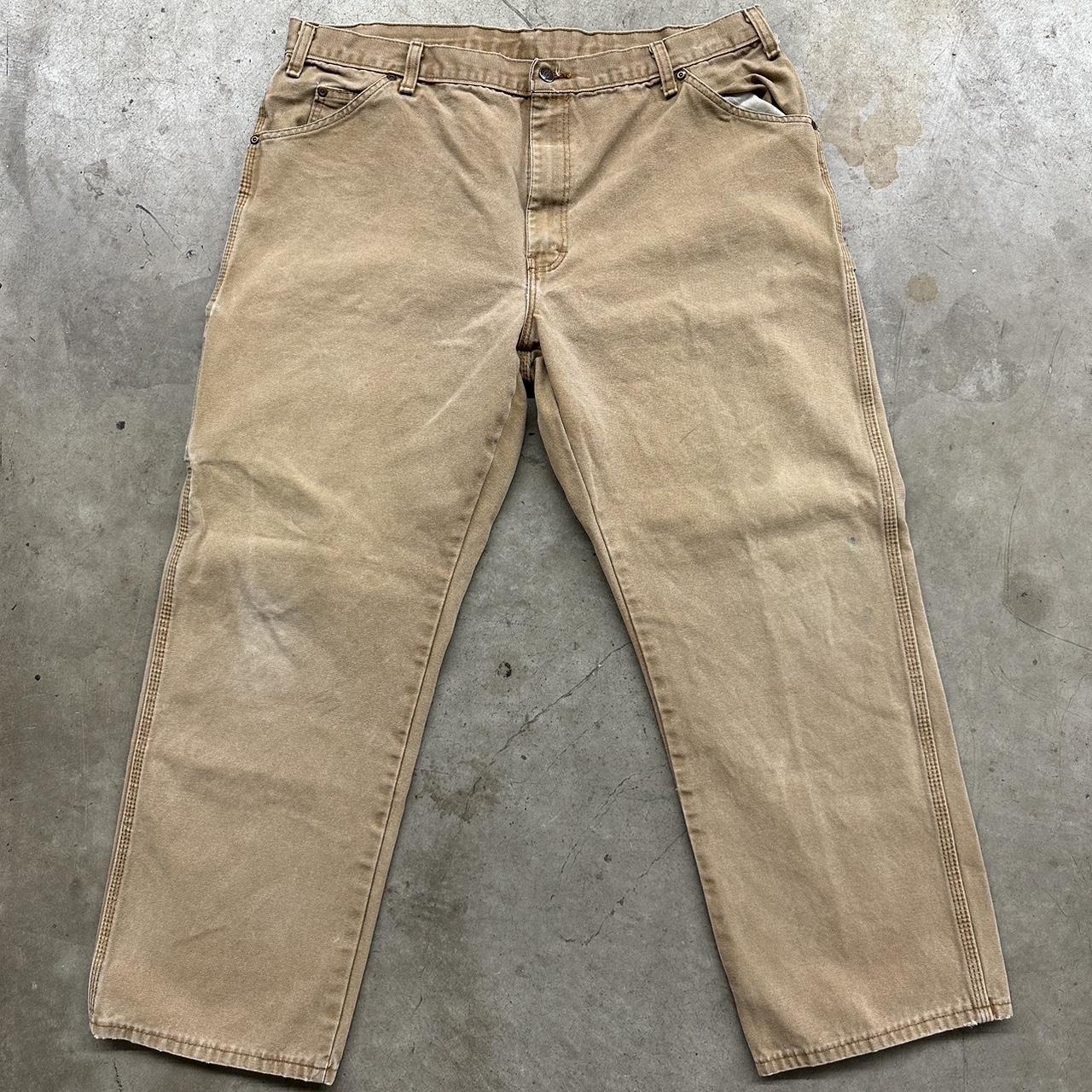 Tan Dickies Workwear Pants! Super dope pair of... - Depop