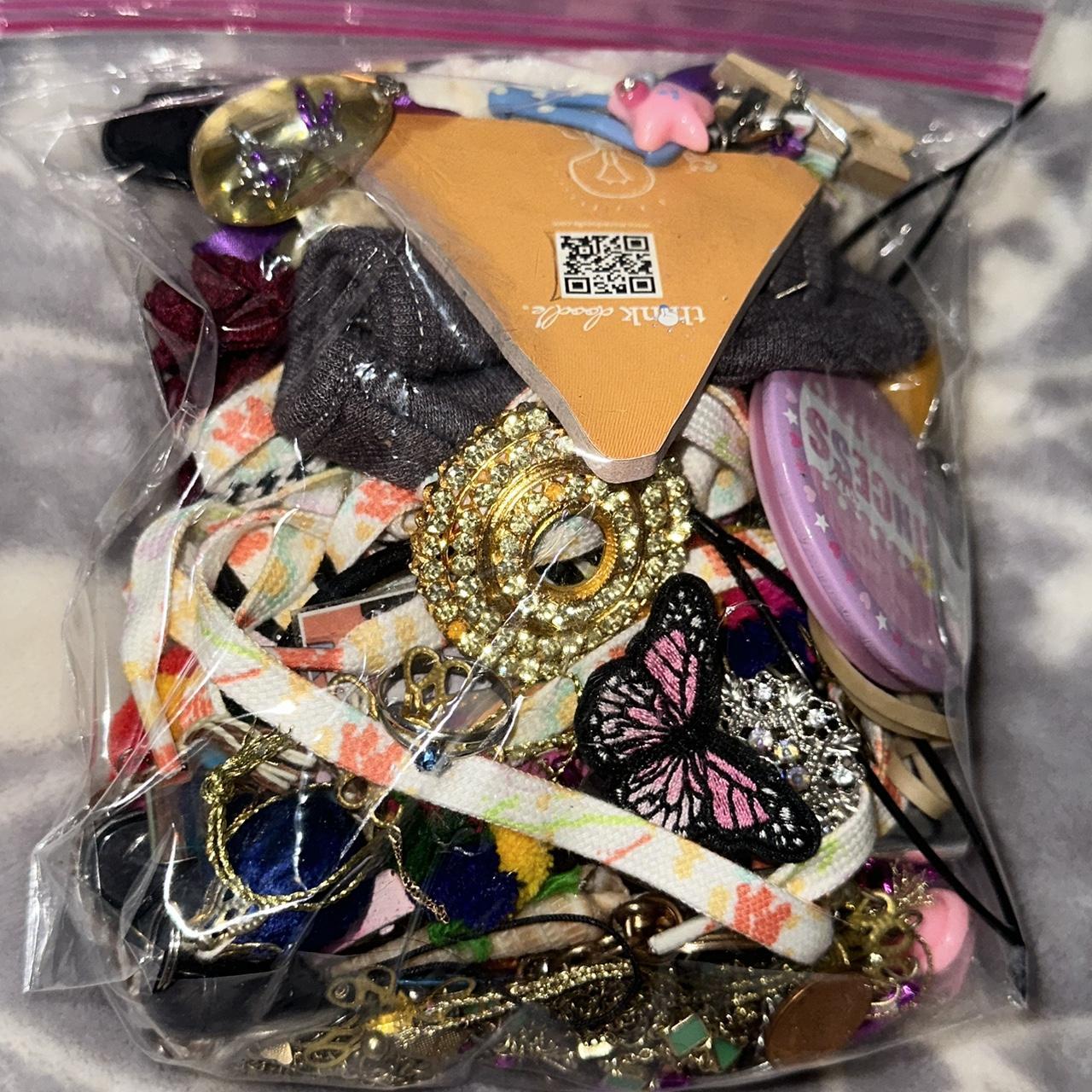 jewelry + random trinket mystery bag!! a bunch of... - Depop