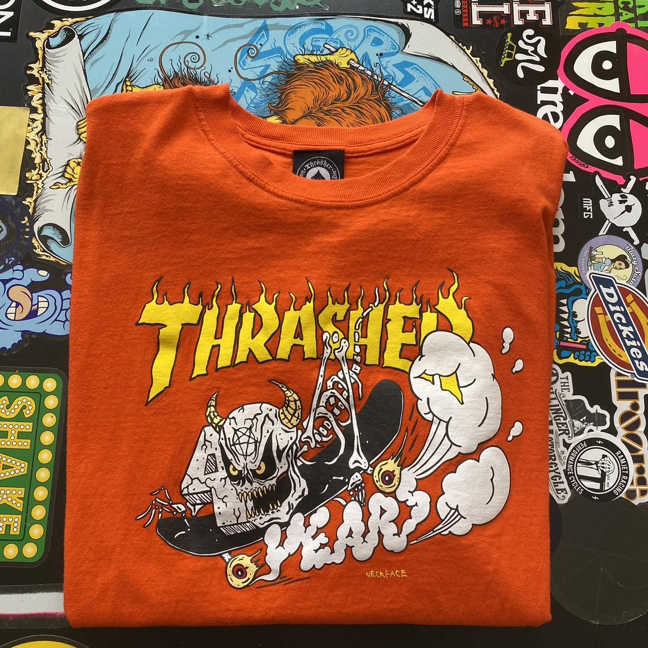 Thrasher x Neckface 40 Year... - Depop
