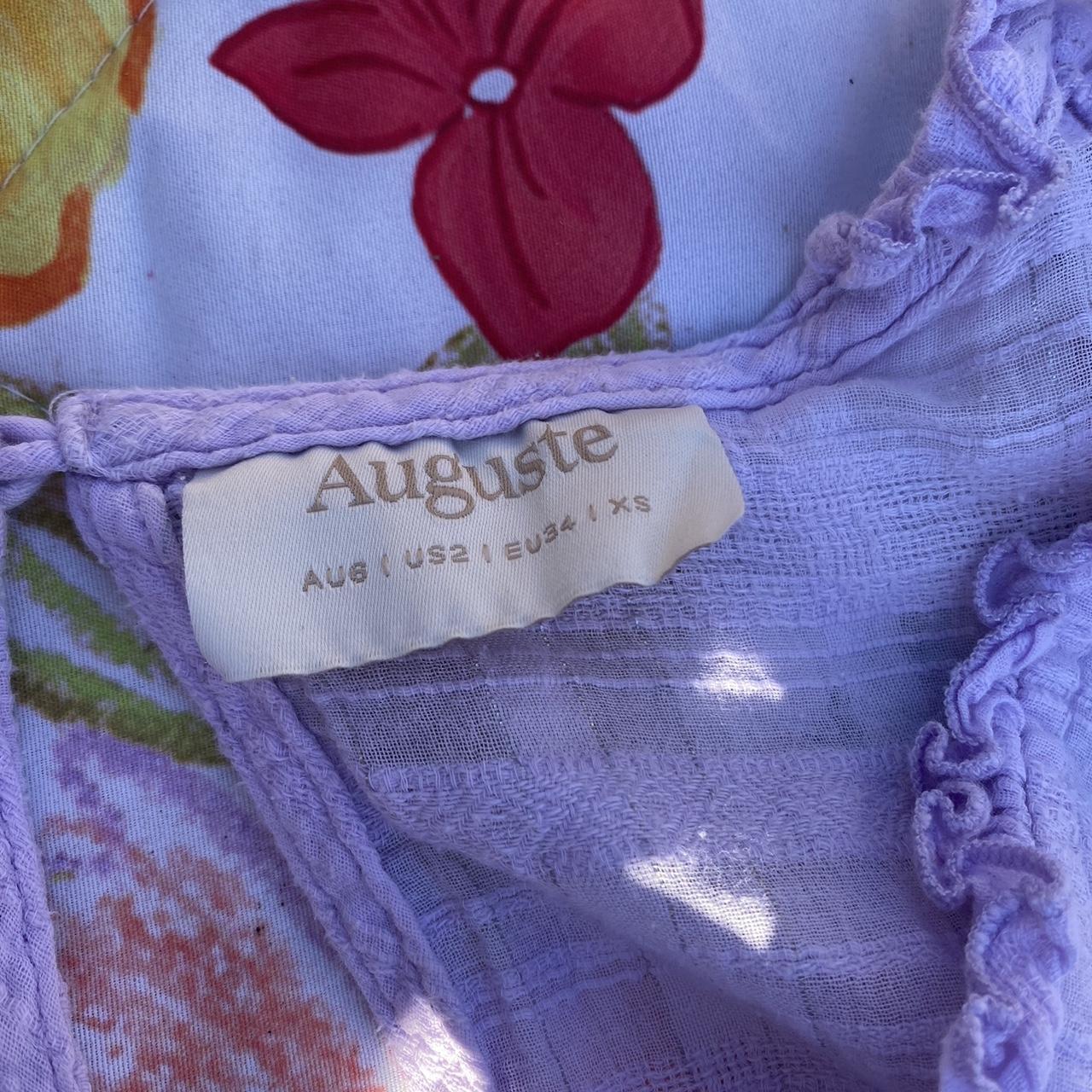 Cutest cotton Auguste the label midi dress Lilac... - Depop