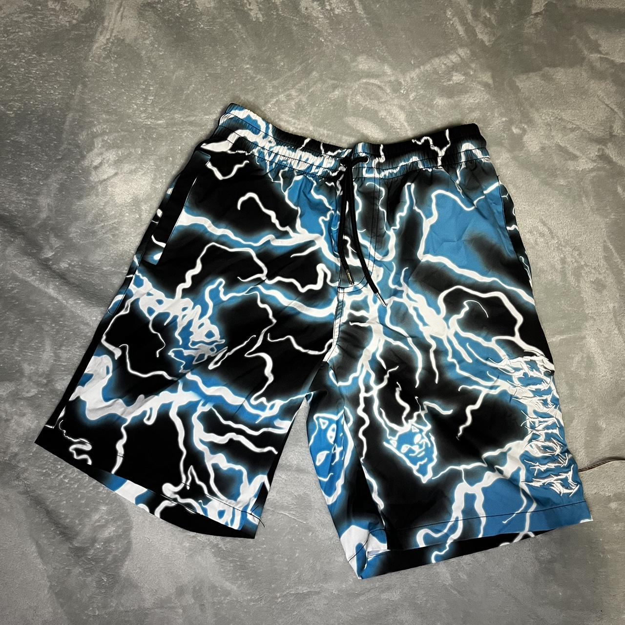 Rip N Dip Swim Trunks Lightning design super... - Depop