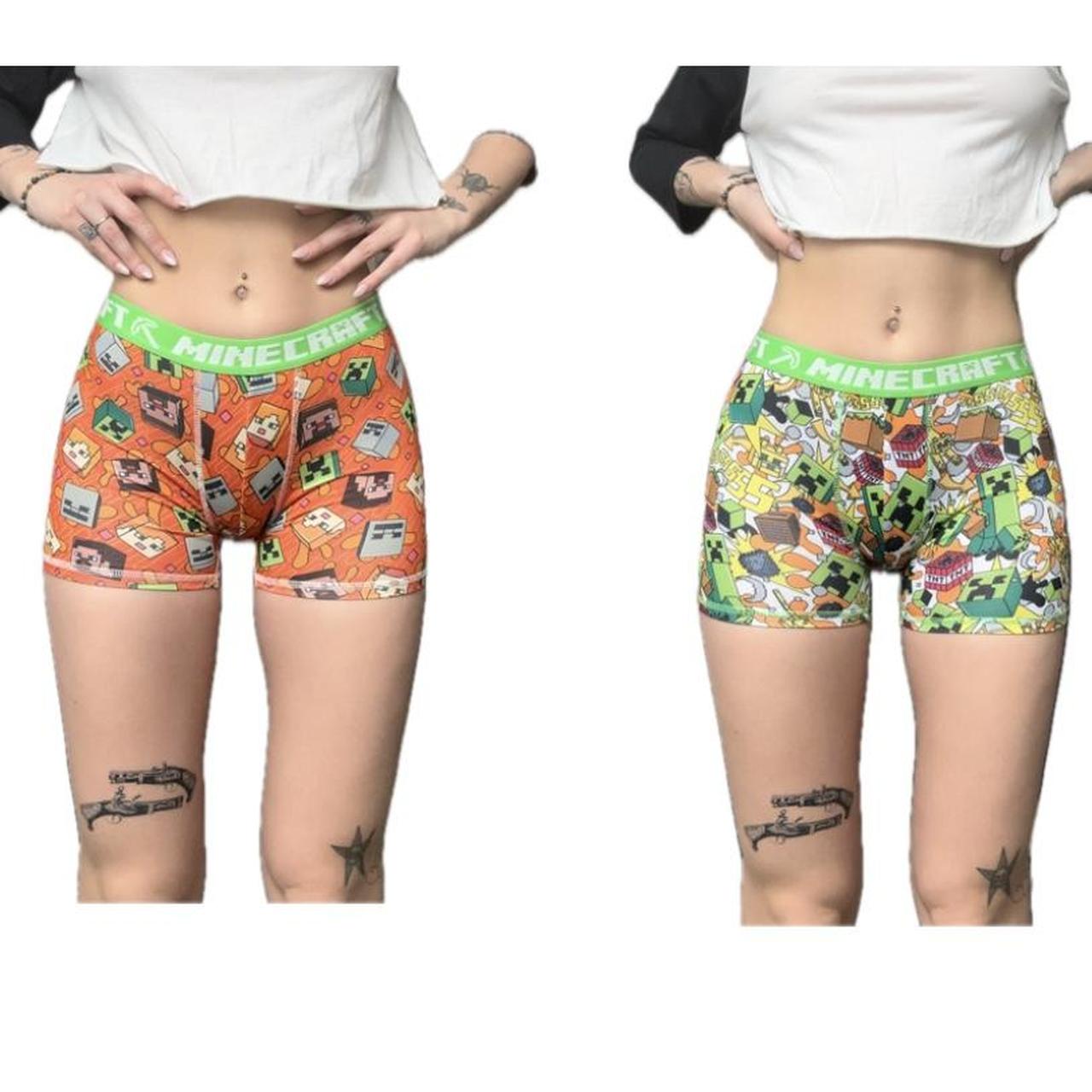 ⭐️Orange and green Minecraft boxer bundle⭐️ ... | Depop