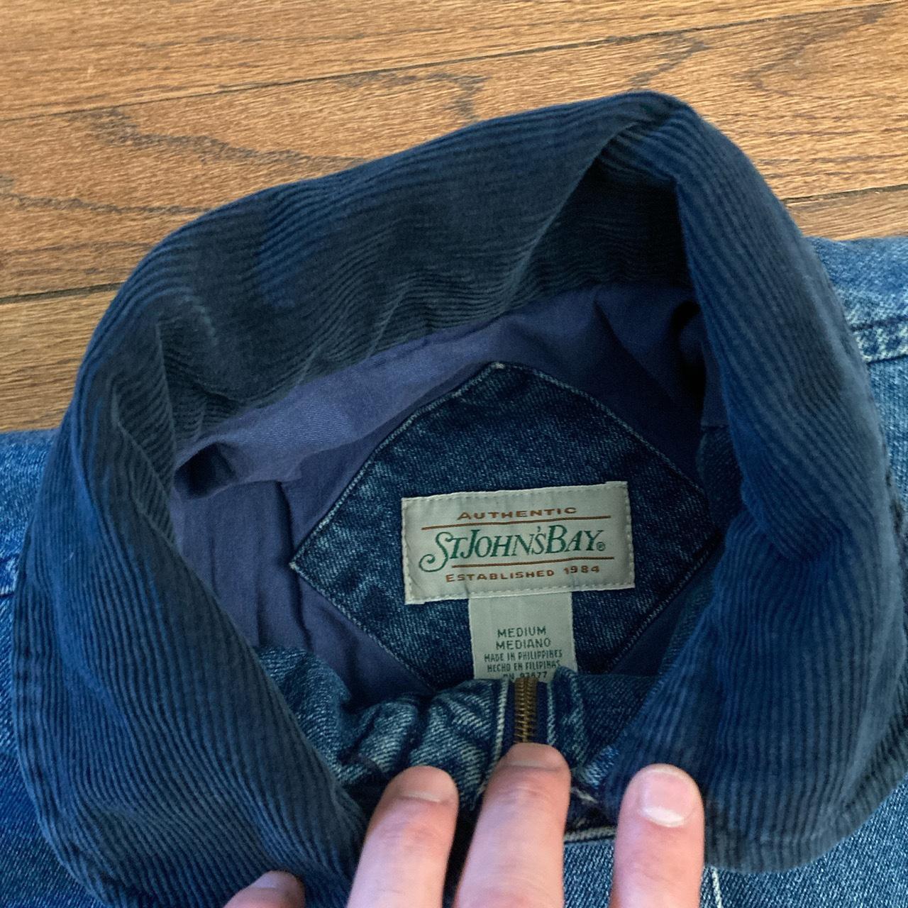 Vintage style st johns bay denim deck jacket... - Depop