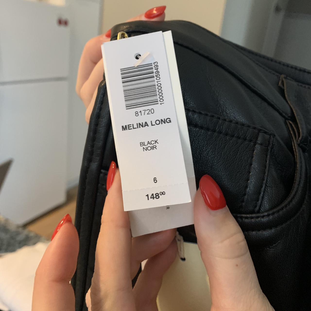 Black Aritzia Melina Long leather pants. Never worn,... - Depop