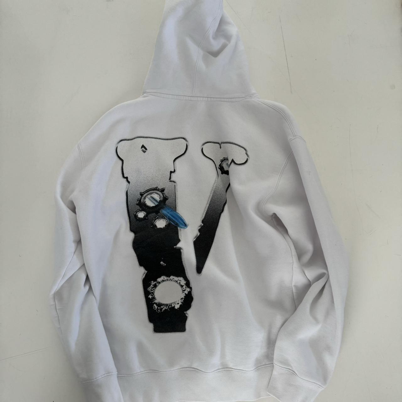 Pop smoke X Vlone “Hawk em” hoodie - Depop