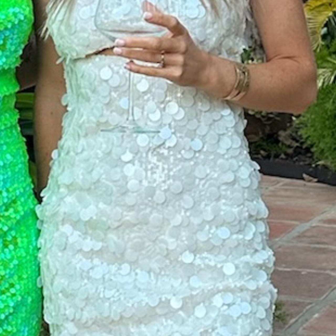 Meshki xanthe sequin dress Size small Worn once and... | Depop