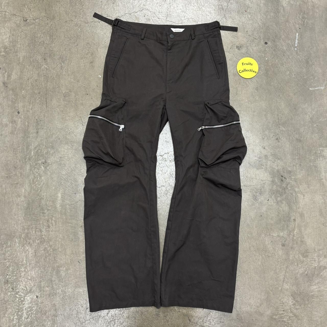 Fruits (112) CMMAWEAR brown articulated cargo pants... - Depop