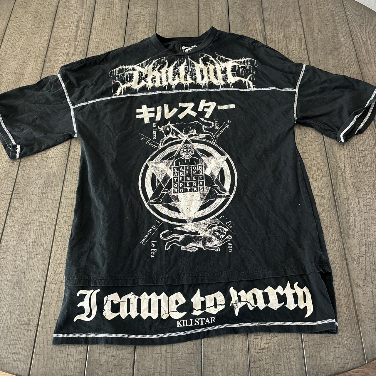 Chill out I came to party killstar dress shirt... - Depop