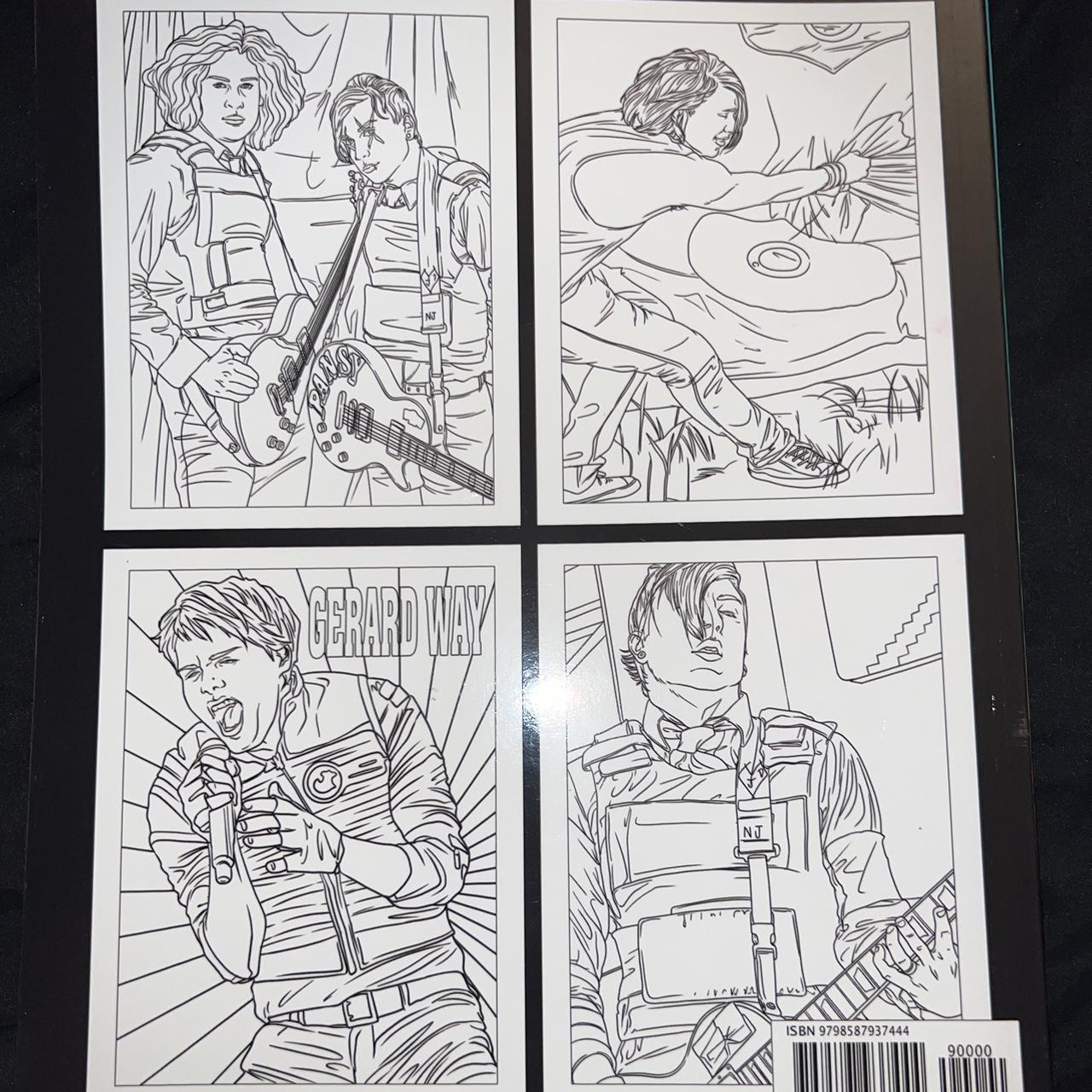 My chemical romance coloring book, has many cool... - Depop