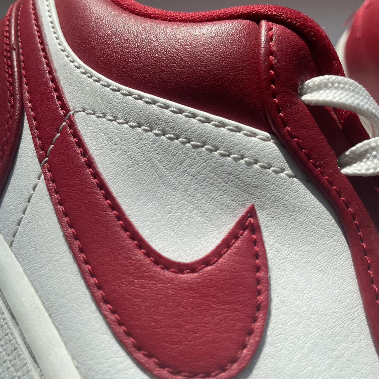 Vintage Jordan 1 Low Gym Red💯 Nike dunk look Premium... - Depop