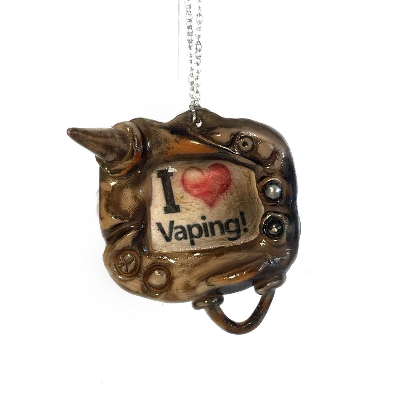 I 💔 vaping necklace polymer clay,... - Depop