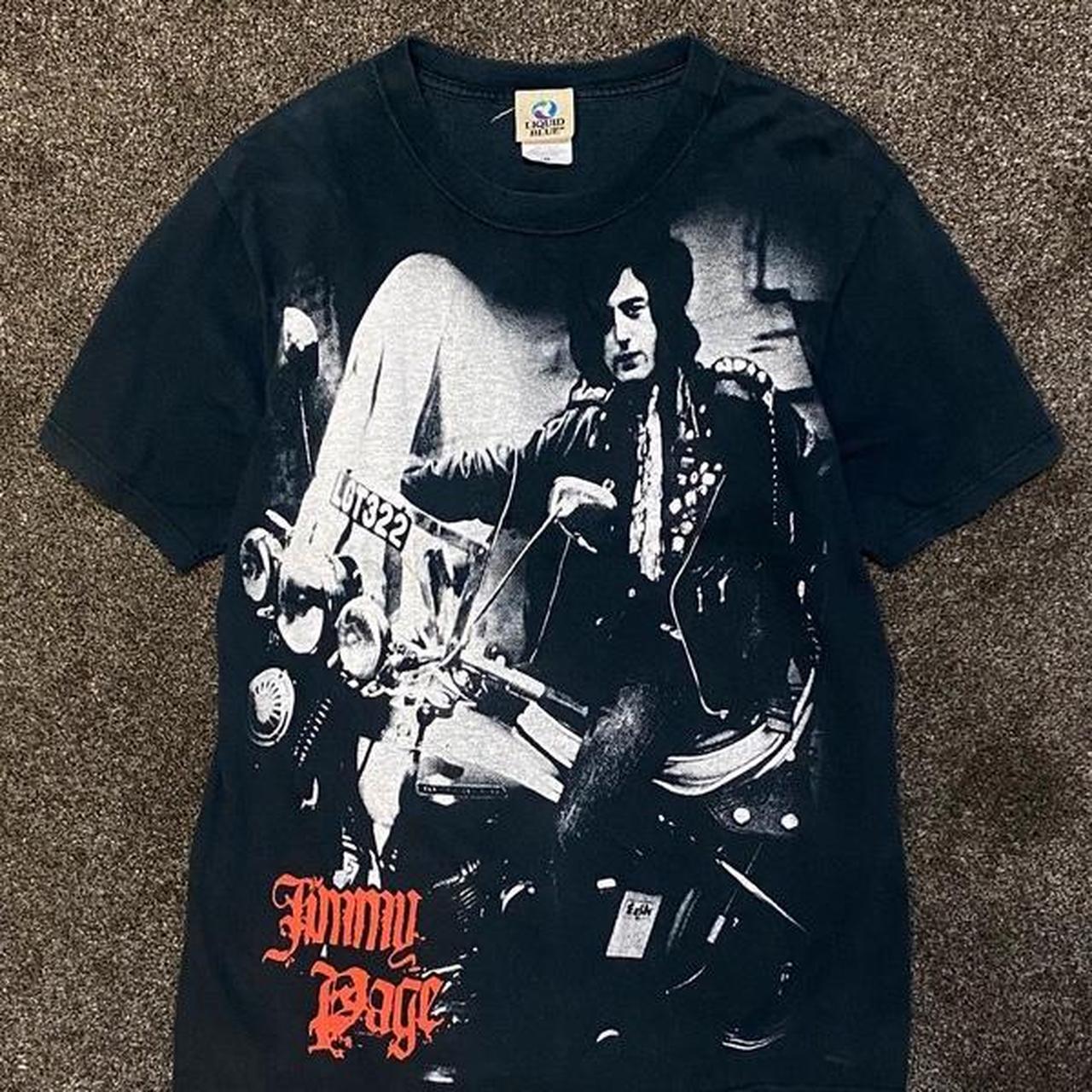 2004 Vintage Jimmy Page Led Zeppelin Bike Photo Full... | Depop