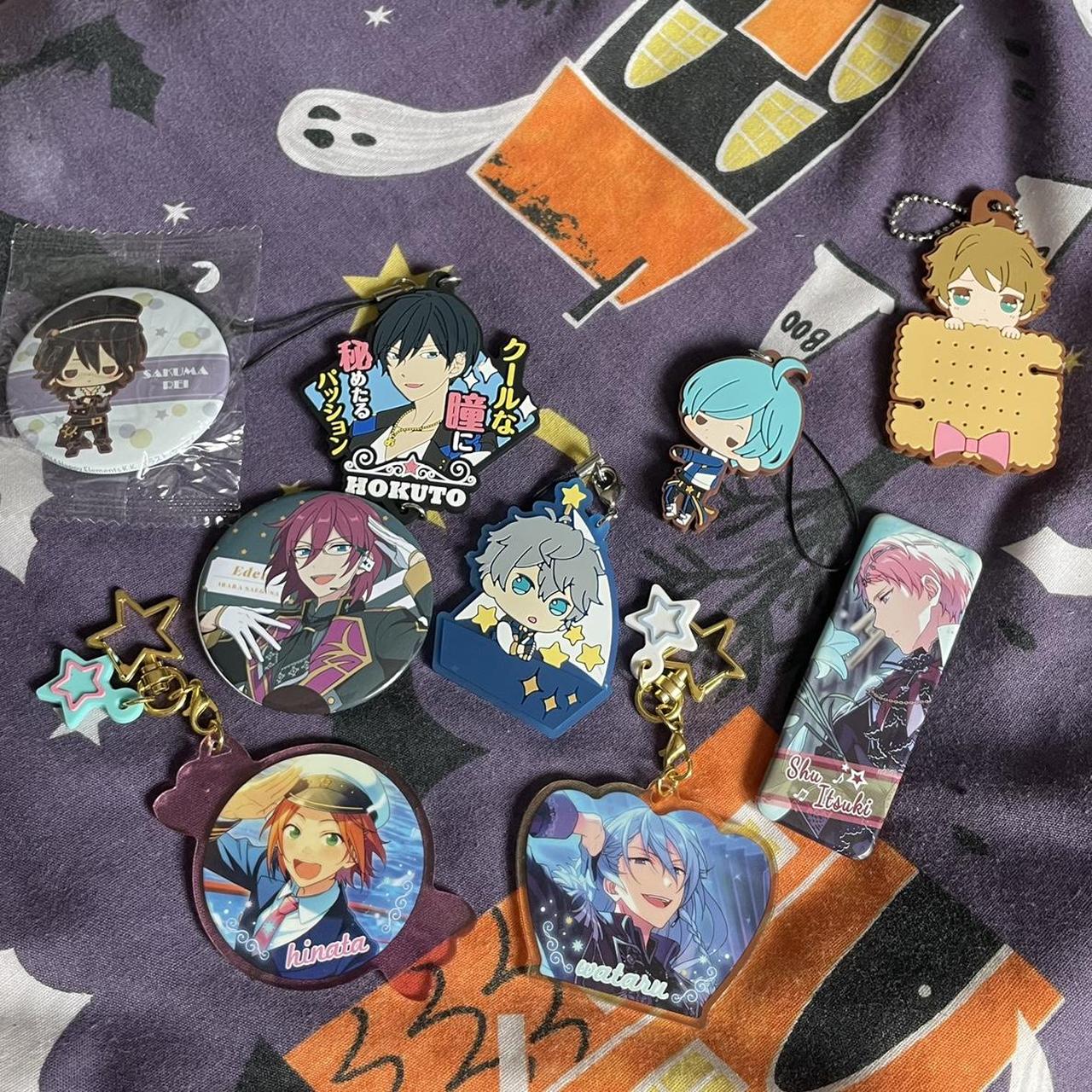enstars key rings ! shu rei and kanata sold ! my... - Depop