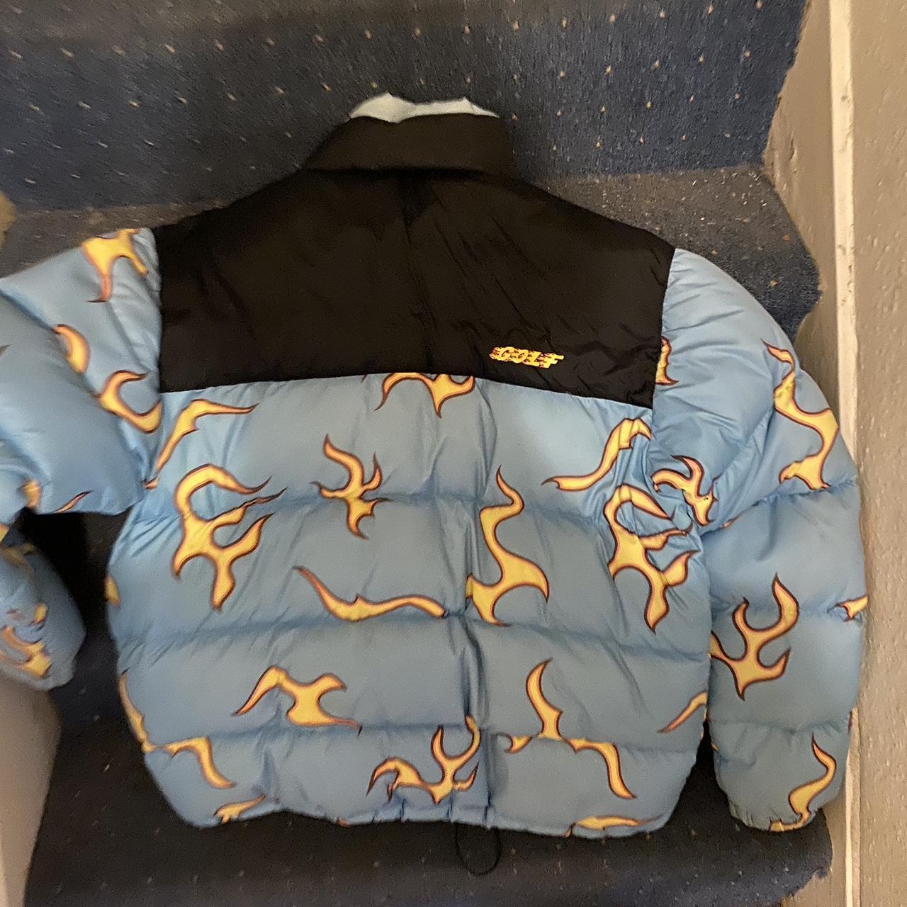 Golf Wang Flame Puffer Iconic & Rare tyler, the... - Depop