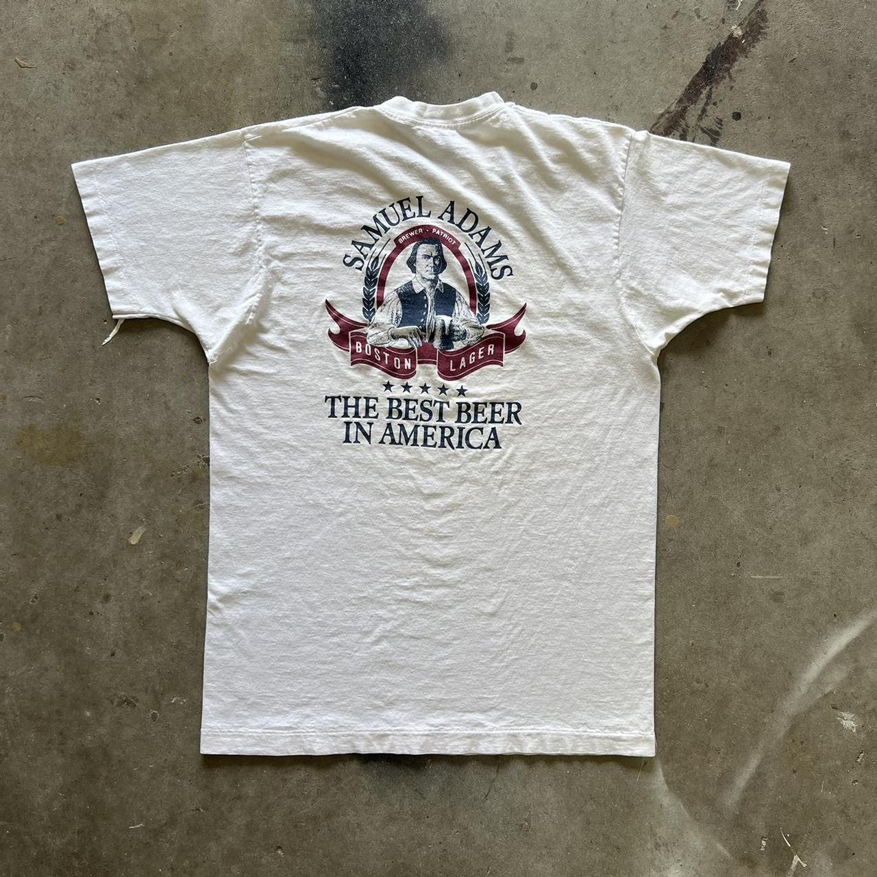 Vintage Sam Adams T-shirt. Details: vintage Sam... - Depop