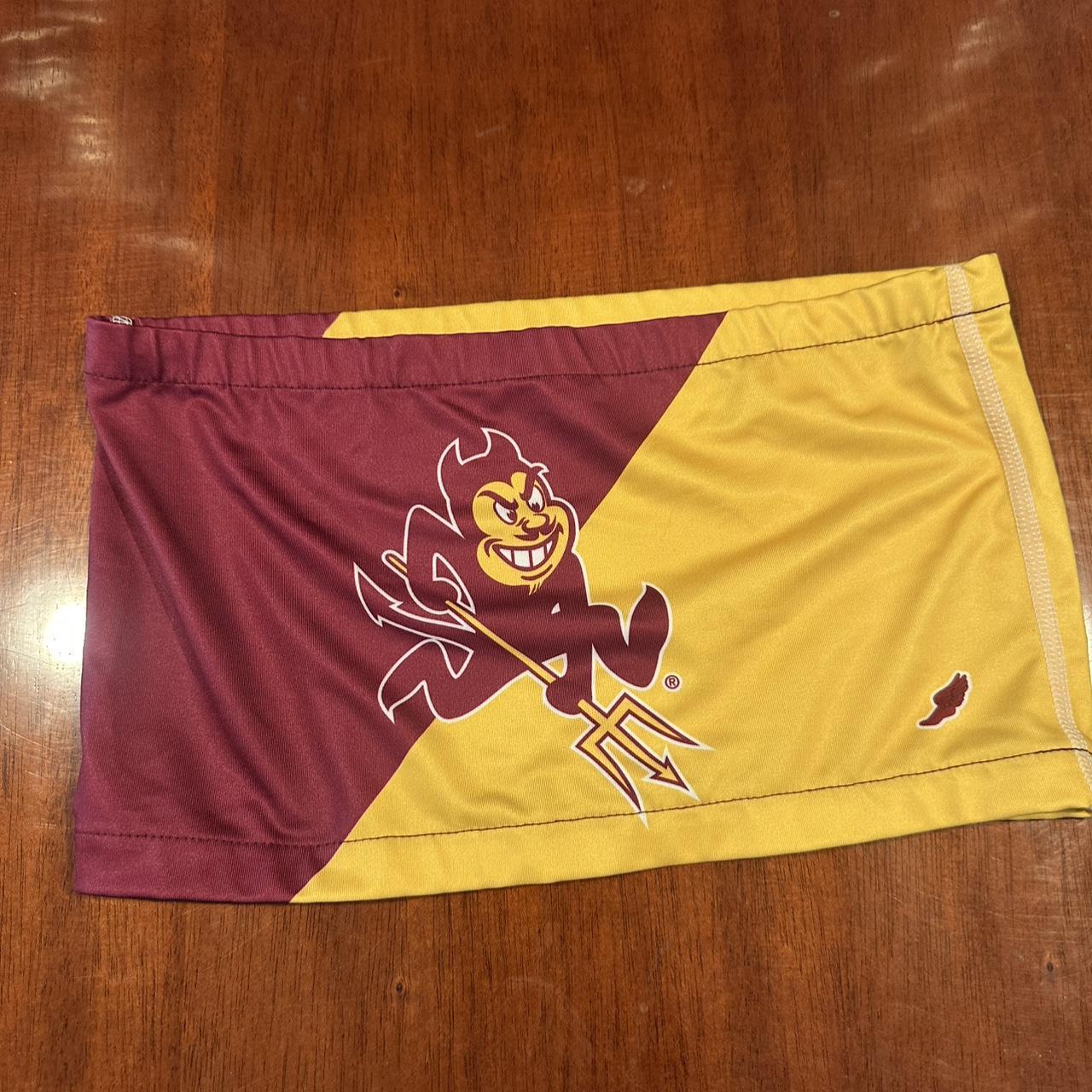 ASU yellow and red tube top #ASU #YellowAndRed | Depop