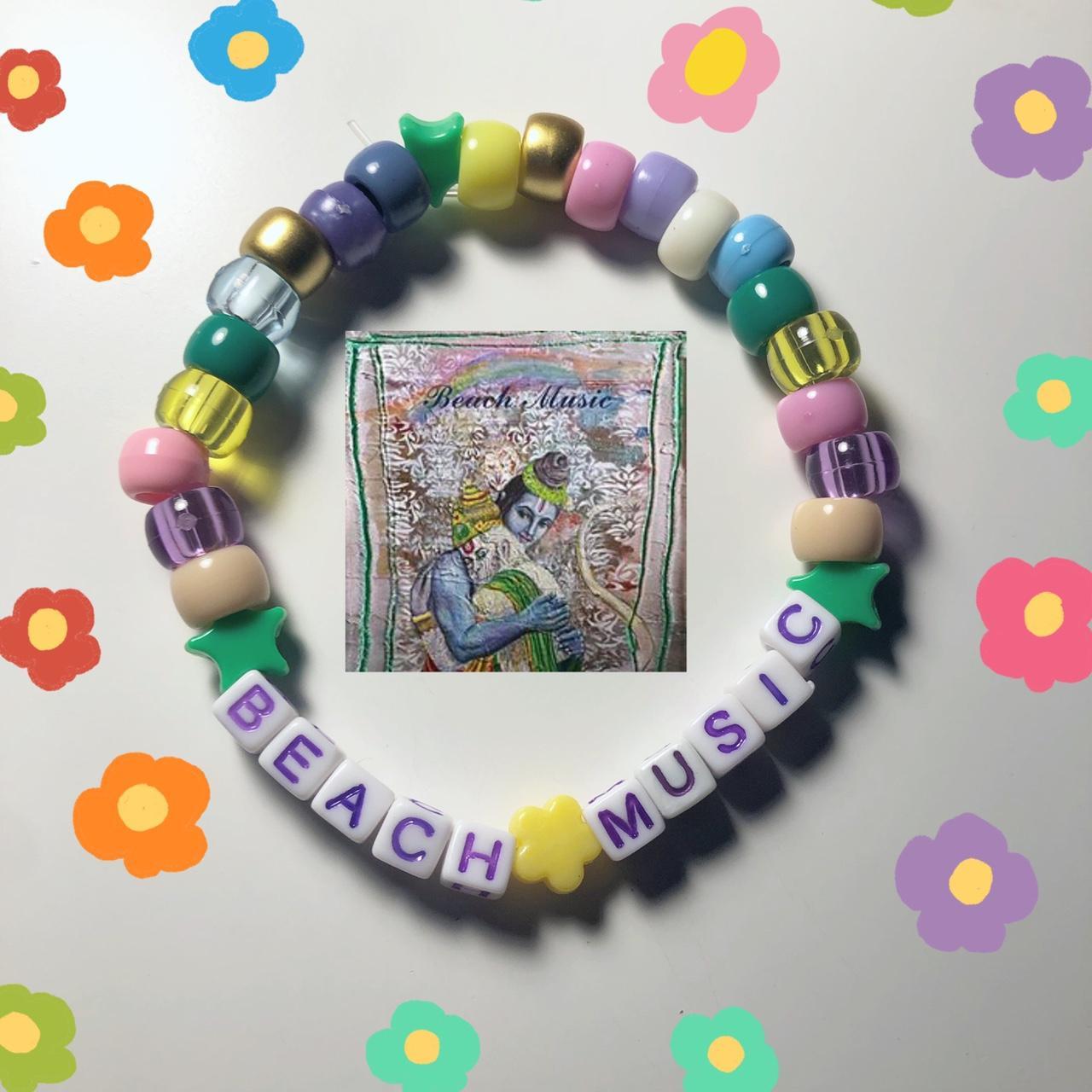 🌊🐚 beach music‘ album kandi bracelet single... - Depop