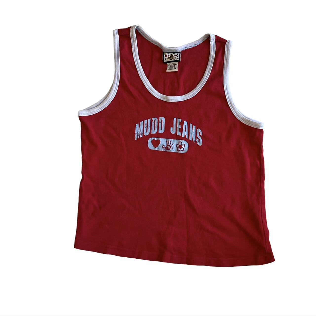 mudd tank top size marked: XL best fit for: XL-XXL... - Depop