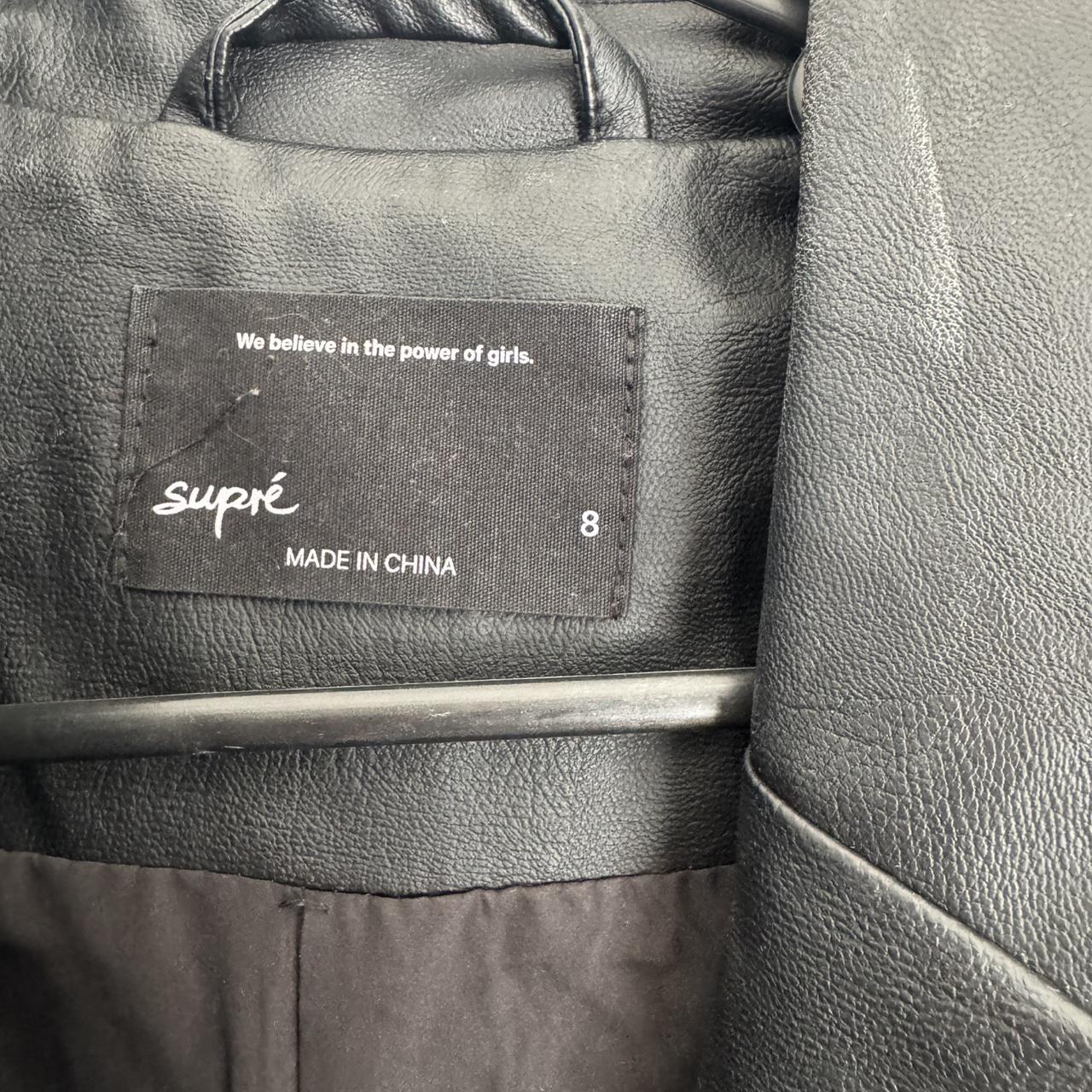 SUPRE LEATHER BLAZER been shown some love but just... | Depop