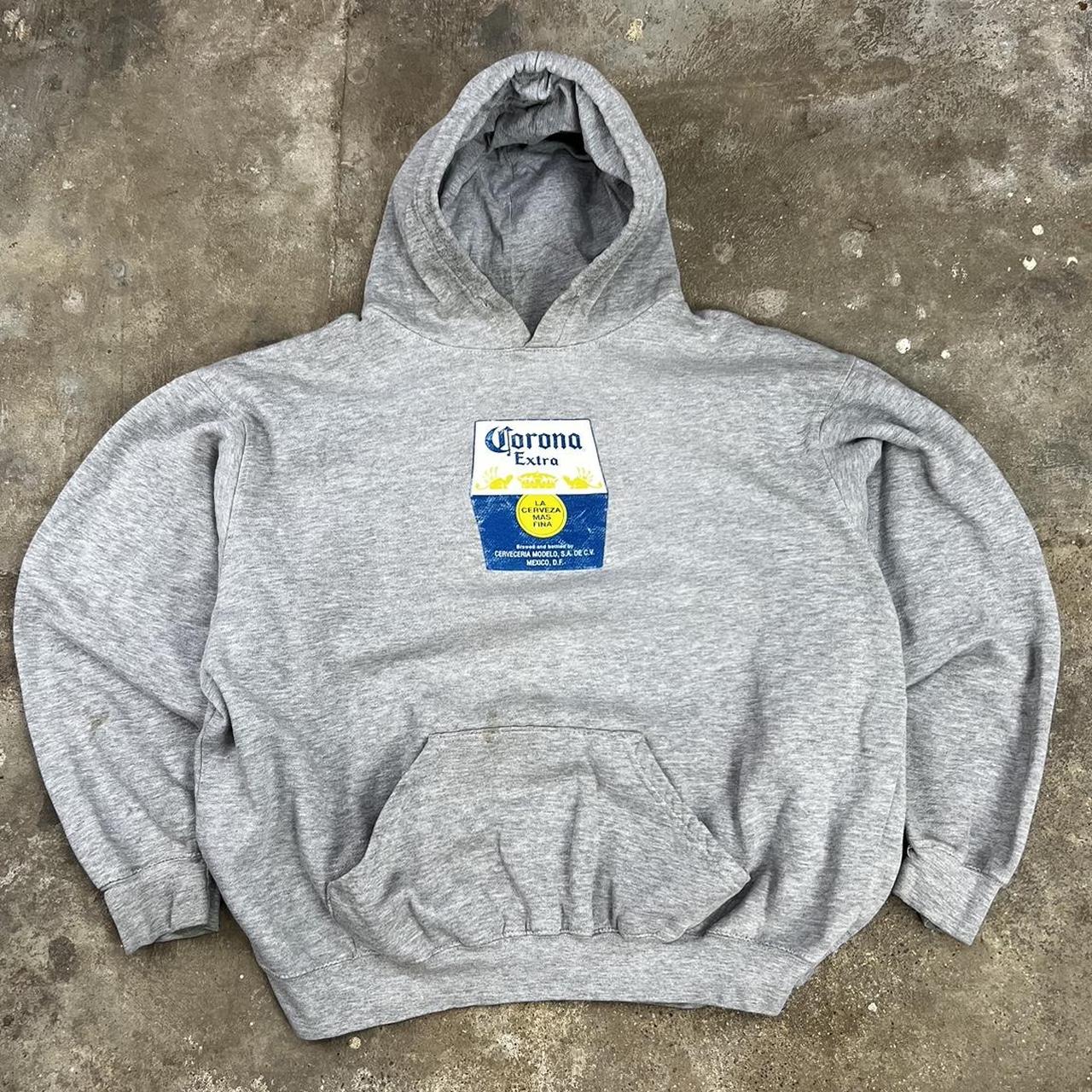 Vintage y2k grey corona beer printed... - Depop