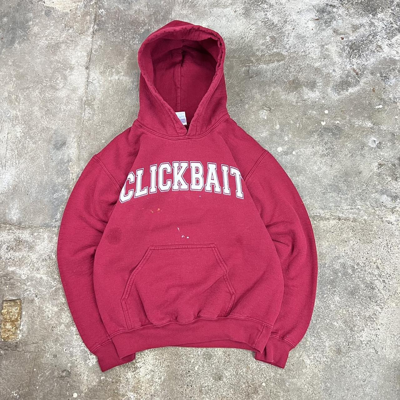 DavidDobrik’s clickbait red hoodie - Size Small 📏 -... - Depop