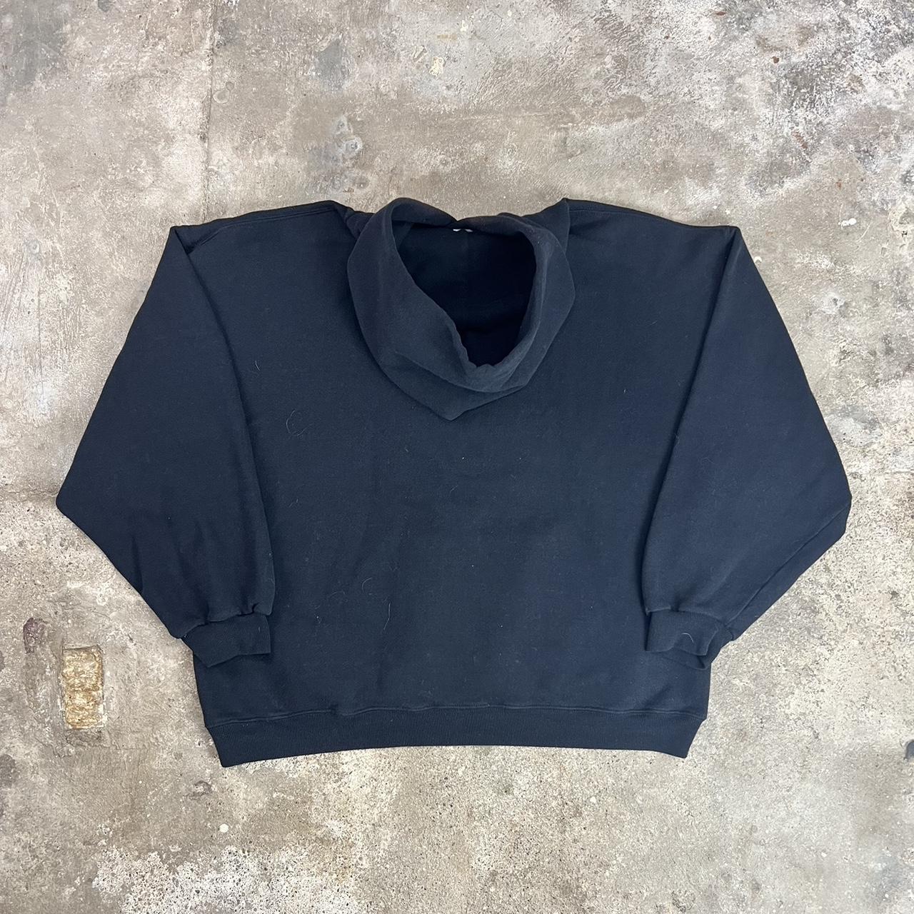 Men's Black and Blue Hoodie | Depop