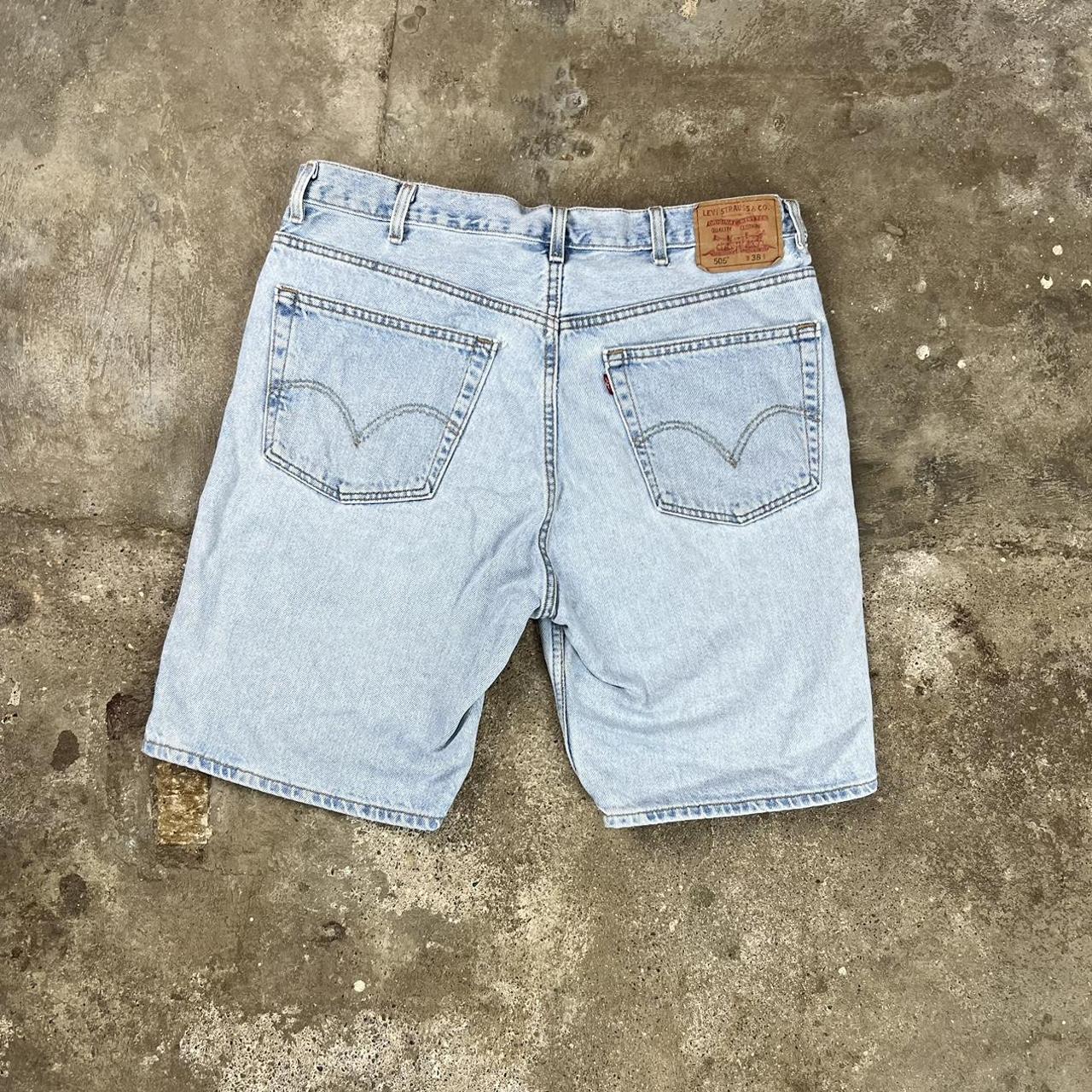 Vintage 90s Levi’s 505 Jean Shorts Jorts Size 38 - Depop